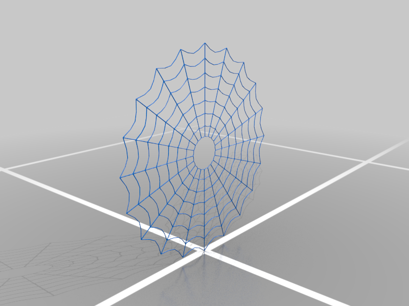 Free 3D file Circular Spiderweb・Template to download and 3D print・Cults