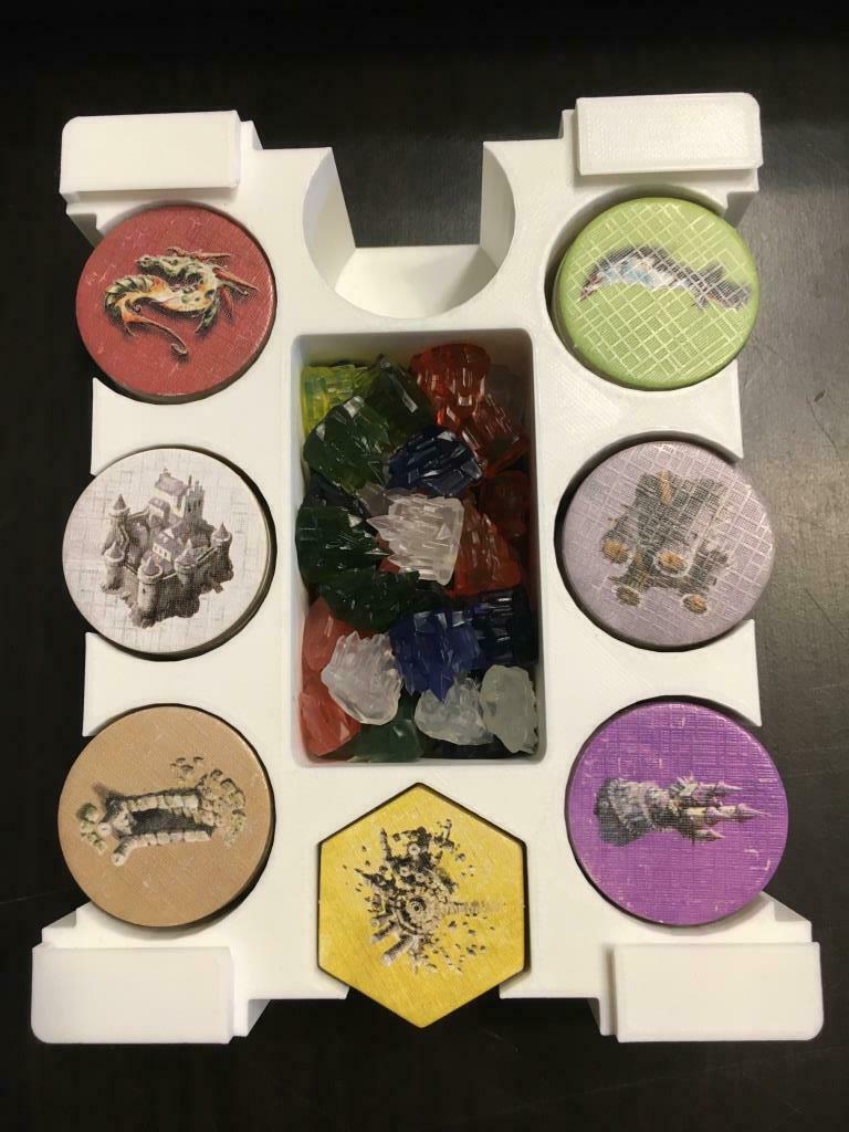 Free 3D file Mage Knight Token Holder (with LL)・3D print object to ...