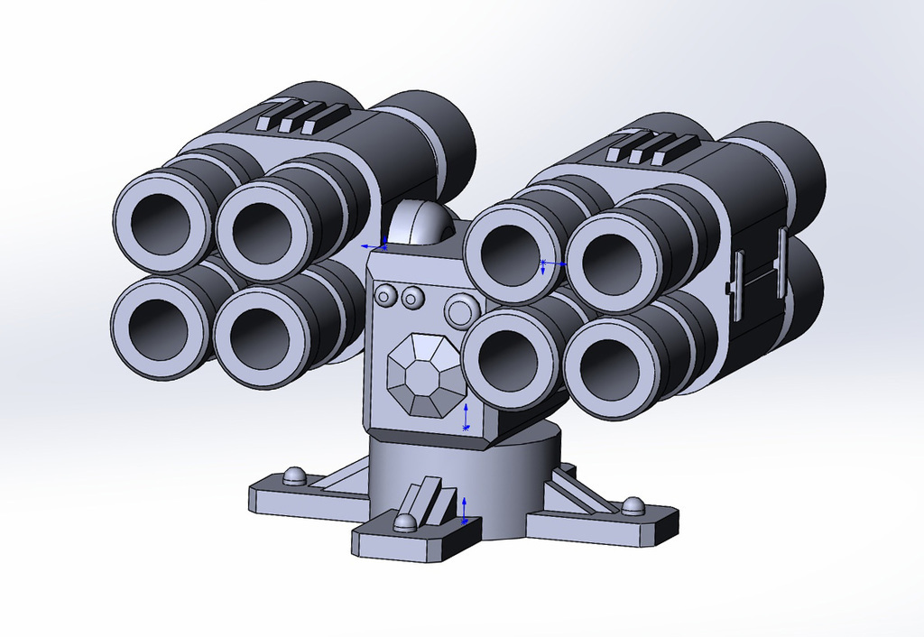 Free 3D file Rocket launcher weapon 1:64 (Gaslands)・3D printer model to ...