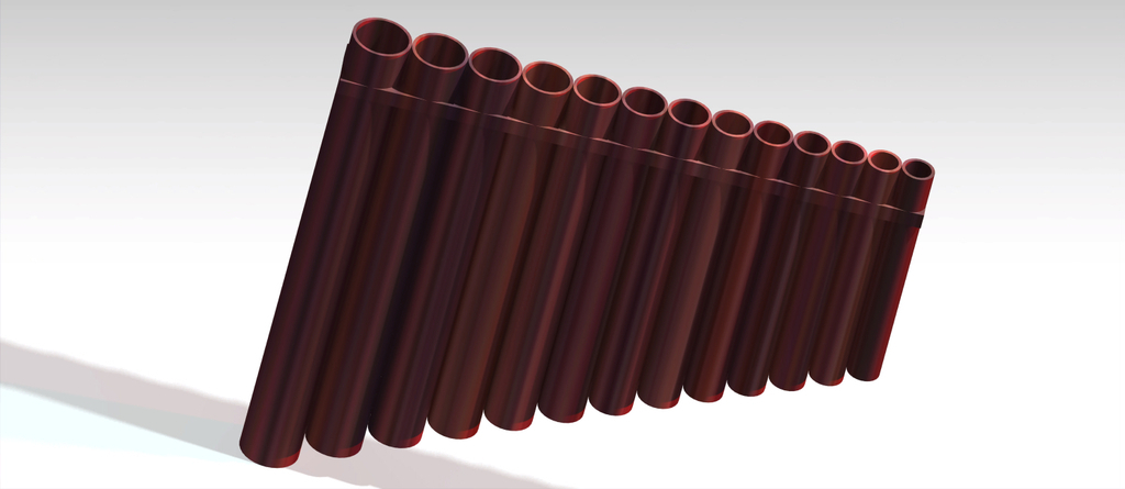 Free 3D file pan flute in C・Design to download and 3D print・Cults