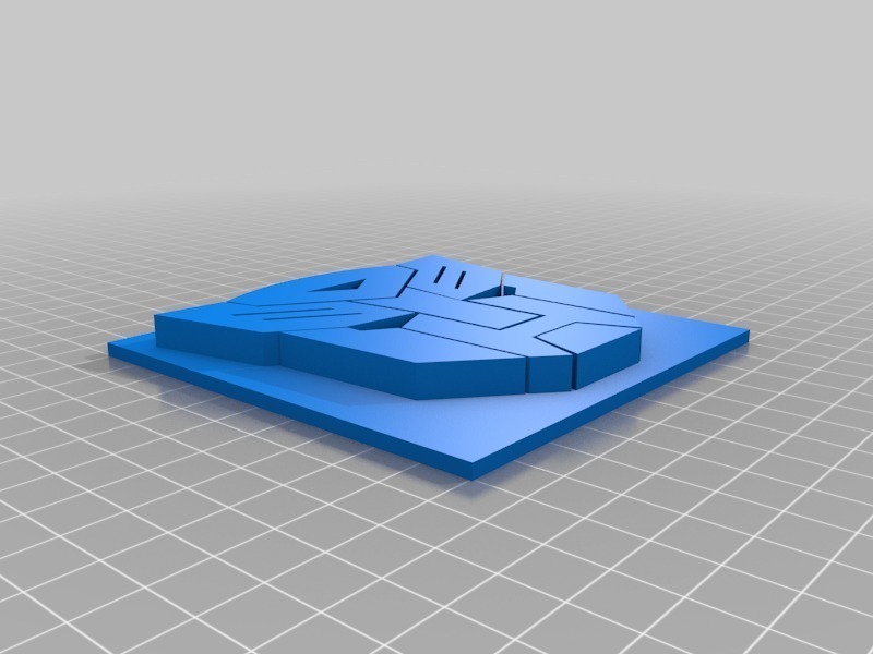 Free 3D file Autobot Transformer Badge・3D print design to download・Cults