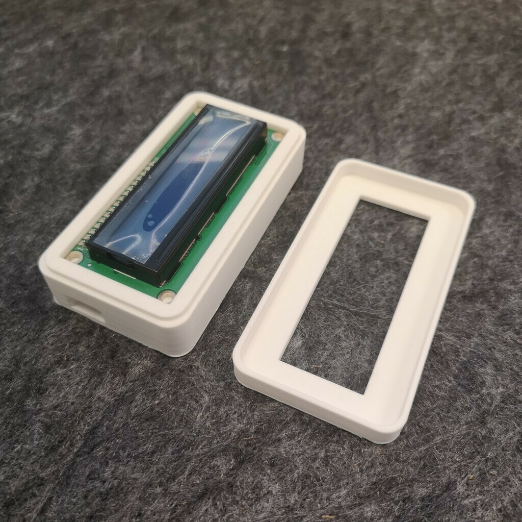 Free 3D file Display Case with Lid 1602 I2C Module(Keyestudio)・3D ...