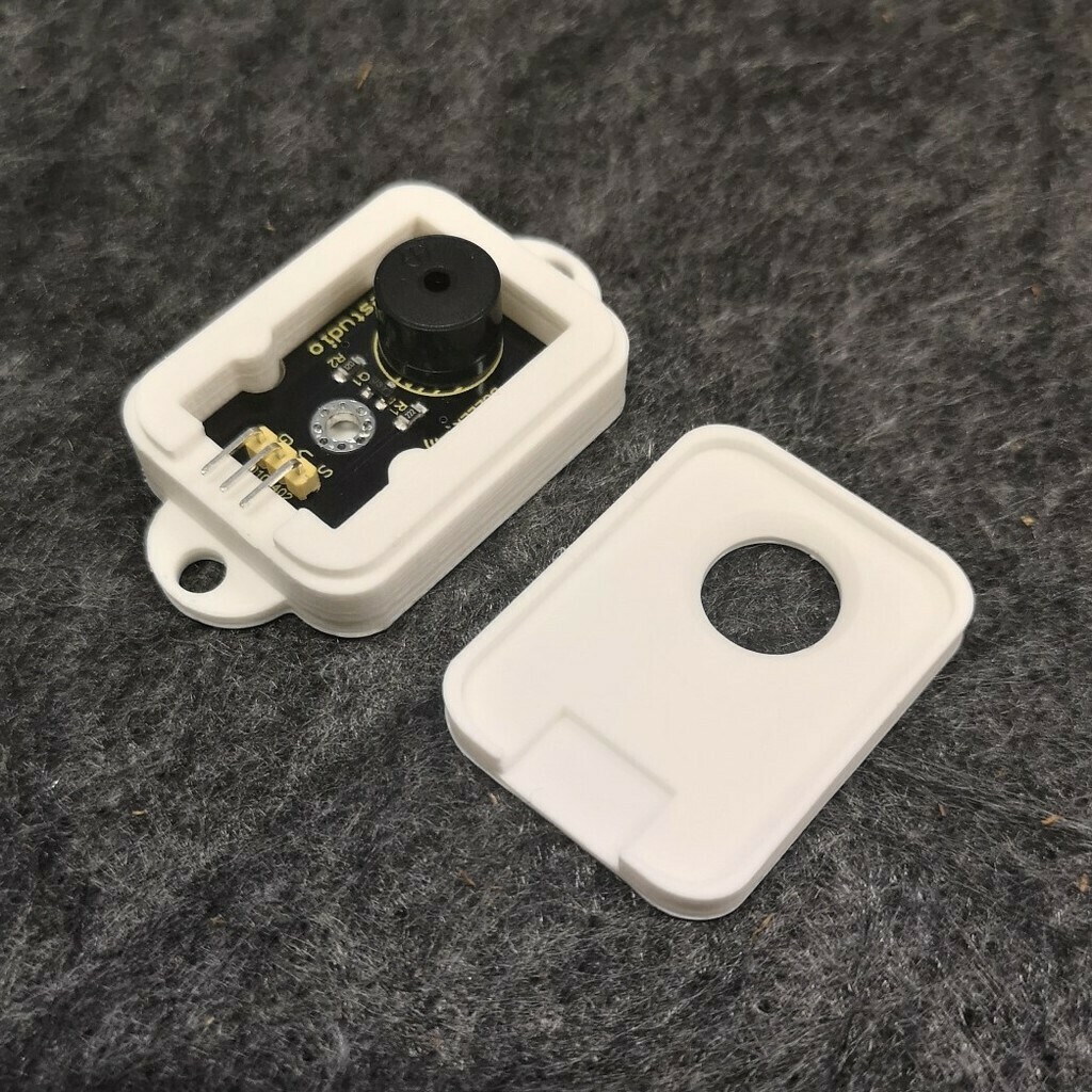 Free 3D file Sensor Case with Lid for Analog Buzzer (Keyestudio)・3D ...