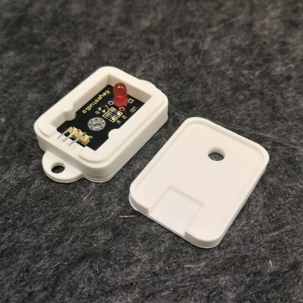 Free 3D file Sensor Case with Lid for LED Module (Keyestudio)・3D print ...