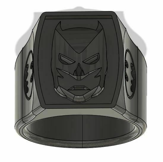 Free 3D file Ring Batman・3D print object to download・Cults