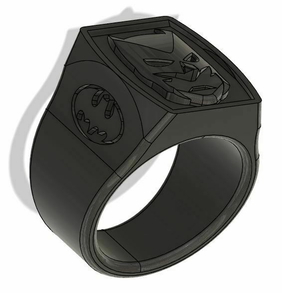 Free 3D file Ring Batman・3D print object to download・Cults
