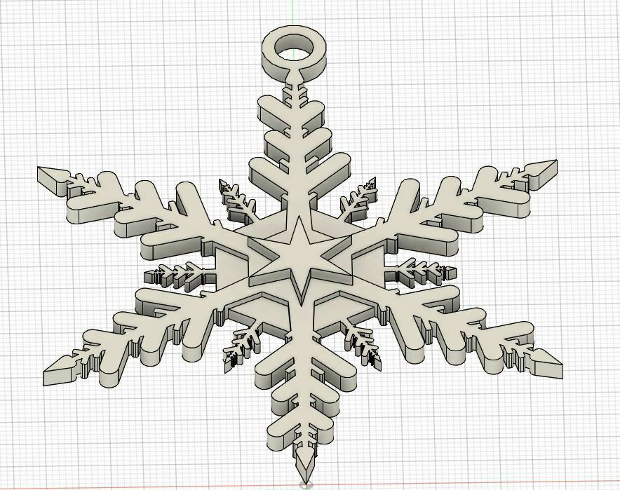 Free 3D file Snowflake snowflake XMas Christmas star・3D printer design ...