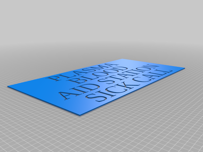 Free 3D file US Army Medical Stencil 3・3D printable model to download・Cults