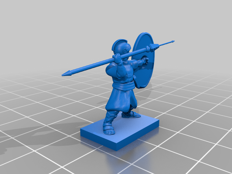 Free 3D file Punic Wars - Spanish Medium Infantry・3D print object to ...