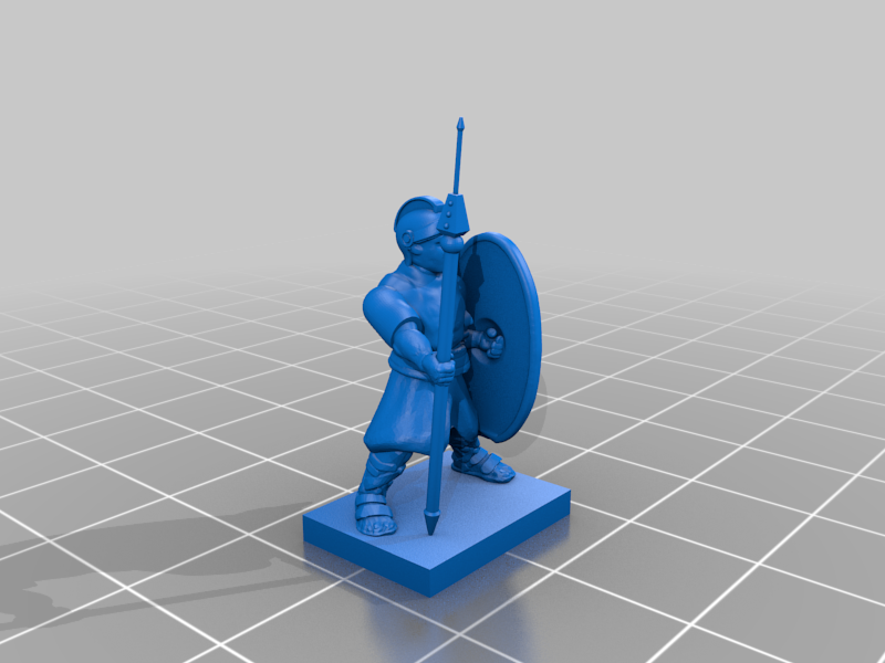 Free 3D file Punic Wars - Spanish Medium Infantry・3D print object to ...