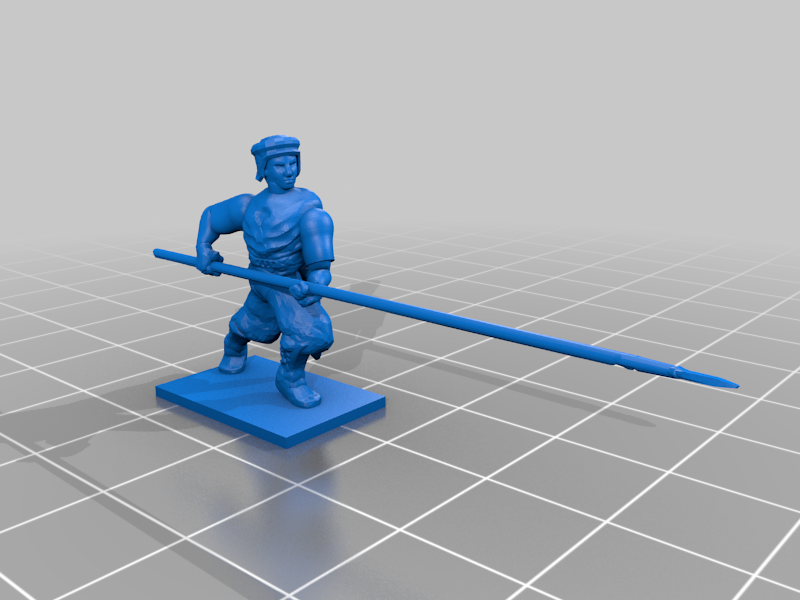 Free 3D file Middle Renaissance - Imperial Roman Light Pikemen・3D ...