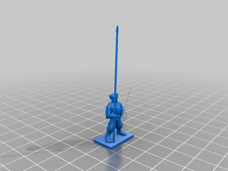 Free 3D file Middle Renaissance - Imperial Roman Light Pikemen・3D ...