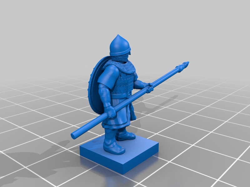 Free 3D file Middle Ages - Eastern Roman Heavy Infantry Command 🪓・3D ...