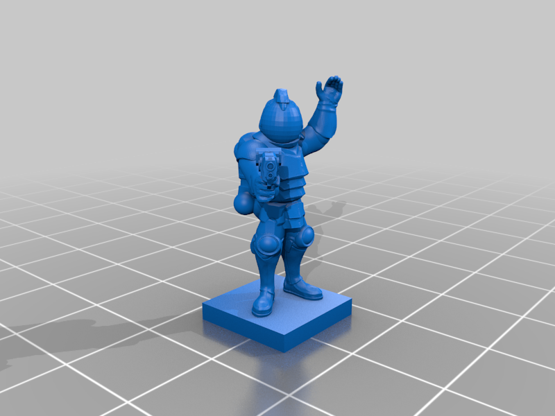 Free 3D file Future - Generic Space Infantry Troops 🔮・3D printer model ...