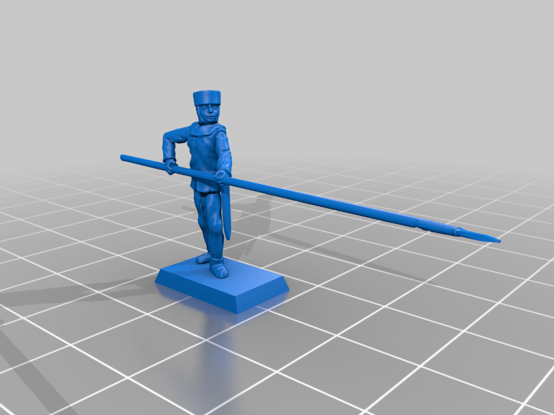 Free 3D file Generic Medieval Pikemen・3D printable model to download・Cults