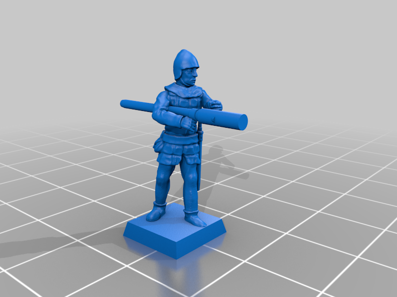 Free 3D file Generic Medieval Heavy handgunners・3D printable model to ...