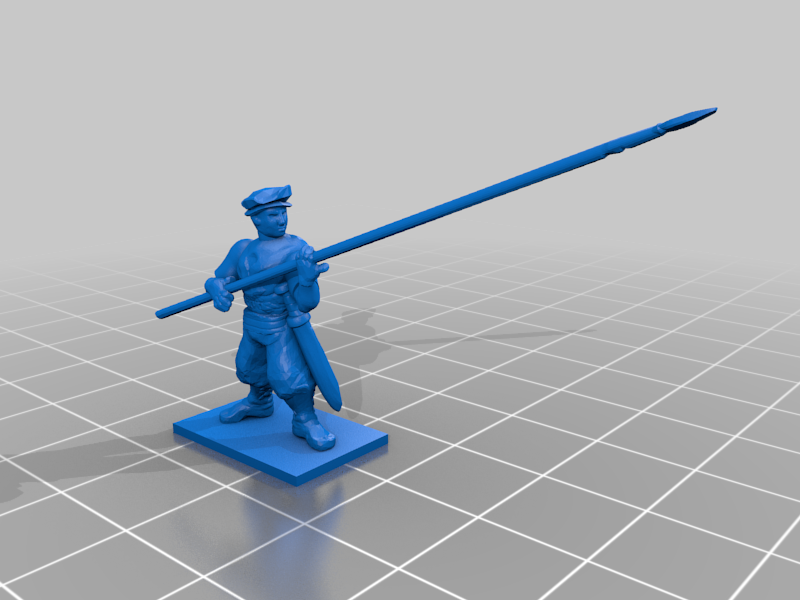 Free 3D file Middle Renaissance - Imperial Roman Light Pikemen・3D ...