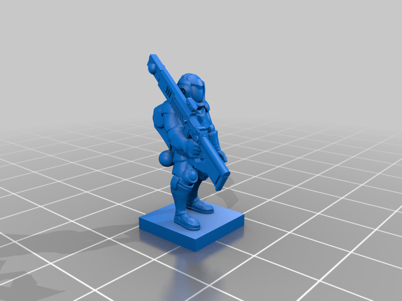 Free 3D file Future - Generic Space Infantry Troops 🔮・3D printer model ...