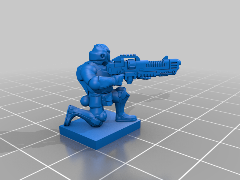 Free 3D file Future - Generic Space Infantry Troops 🔮・3D printer model ...