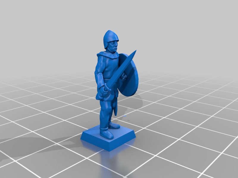 Free 3D file Generic Medieval Swordmen 🎲・3D printable design to ...