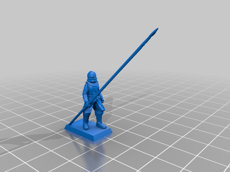 Free 3D file Generic Medieval Heavy Pikemen・Template to download and 3D ...