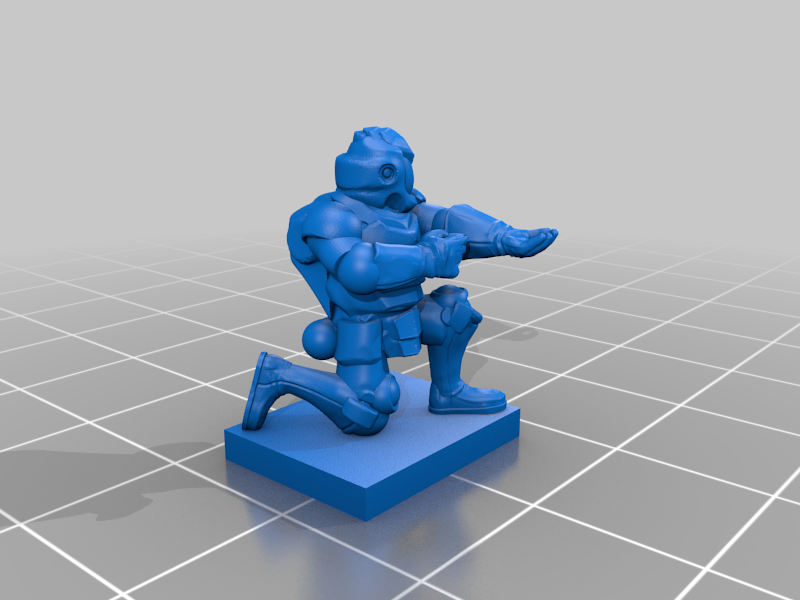 Free 3D file Future - Generic Space Infantry Troops 🔮・3D printer model ...
