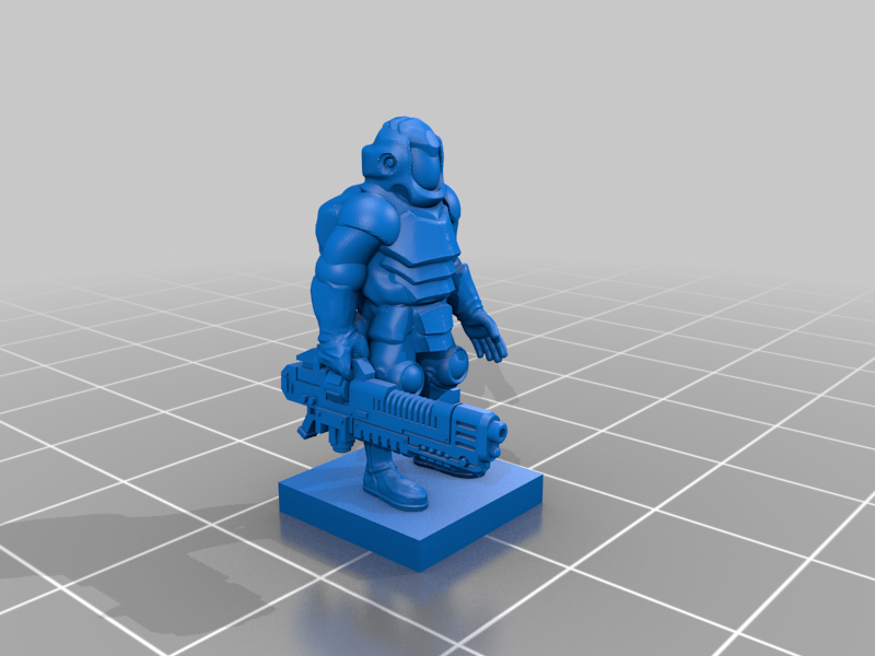 Free 3D file Future - Generic Space Infantry Troops 🔮・3D printer model ...