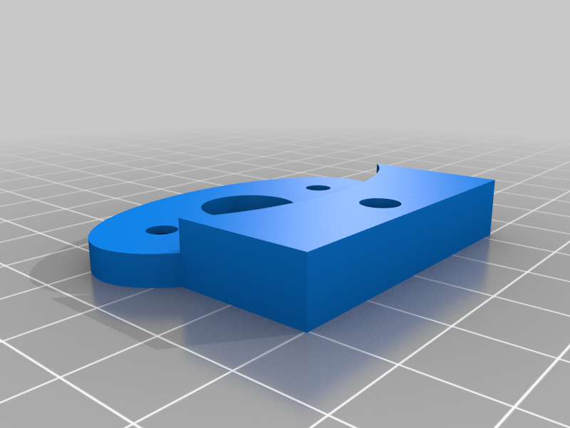 Free 3D file Piaggio rear License plate bulb bracket・3D printing ...