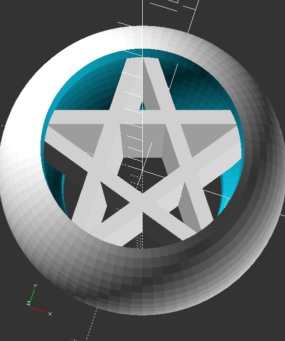 Free 3D file Spherical pentagram・3D printable model to download・Cults