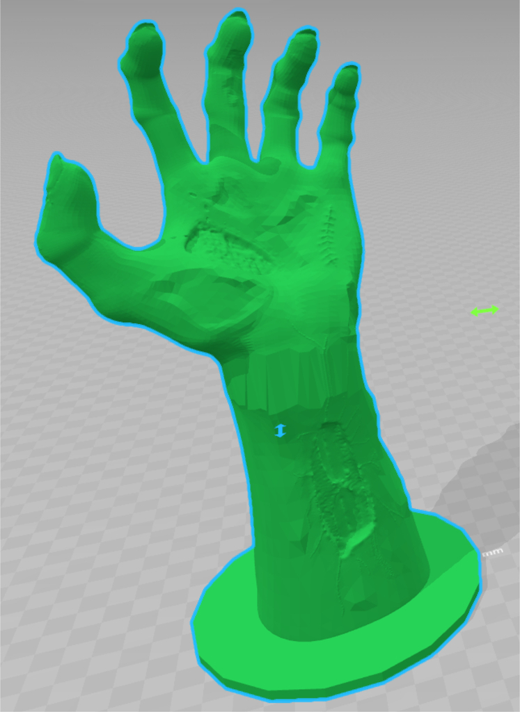 3D file zombie hand with pedestal・3D print object to download・Cults