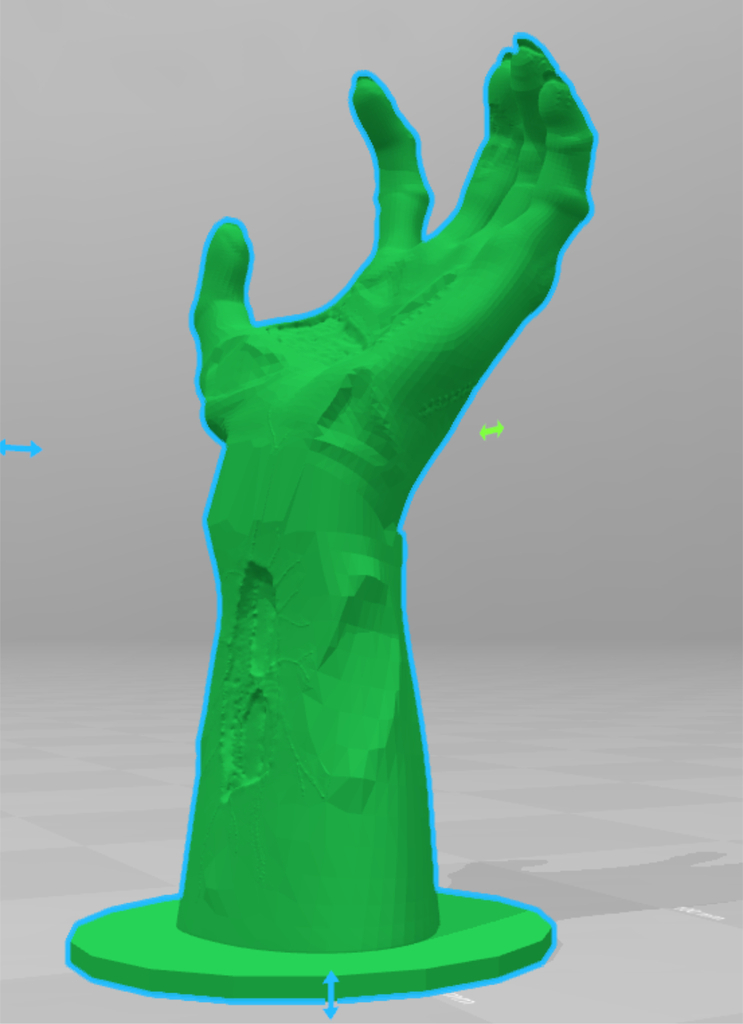 3D file zombie hand with pedestal・3D print object to download・Cults