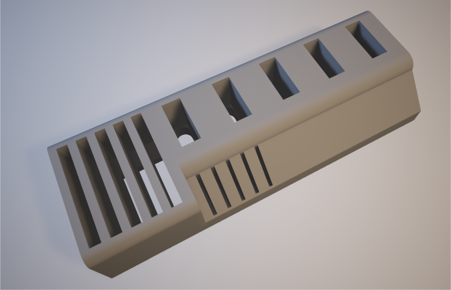 3D file USB Stick SD Card_Holder - 5 USB・3D printing design to download ...
