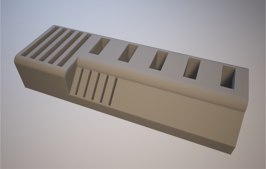 3D file USB Stick SD Card_Holder - 5 USB・3D printing design to download ...