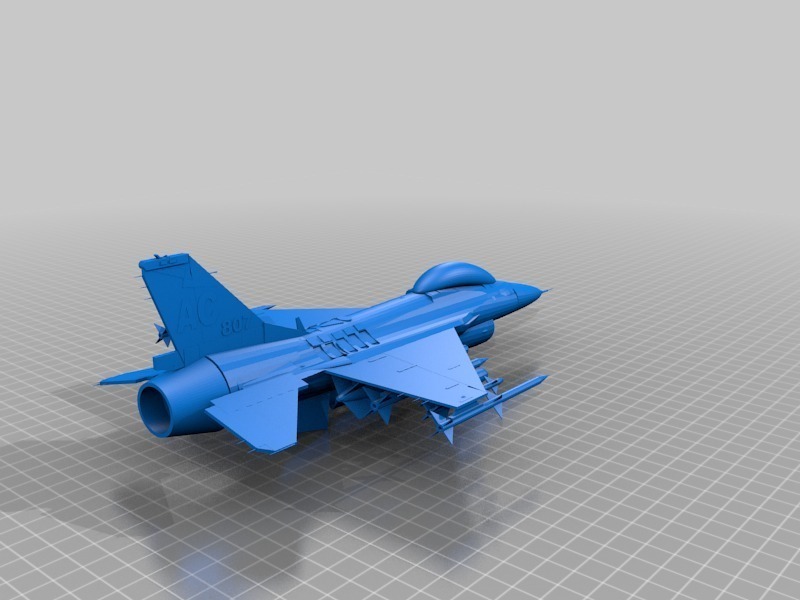 Free 3D file F-16 Fighting Falcon・3D printing model to download・Cults