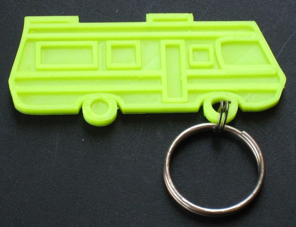 Free 3D file RV Key Ring 🔑・3D printing idea to download・Cults
