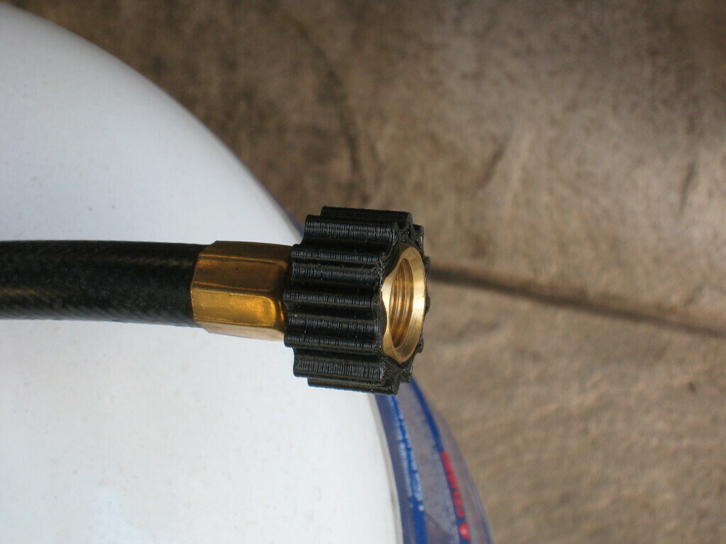 Free 3D file Propane Nut Thumbwheel・3D printable model to download・Cults