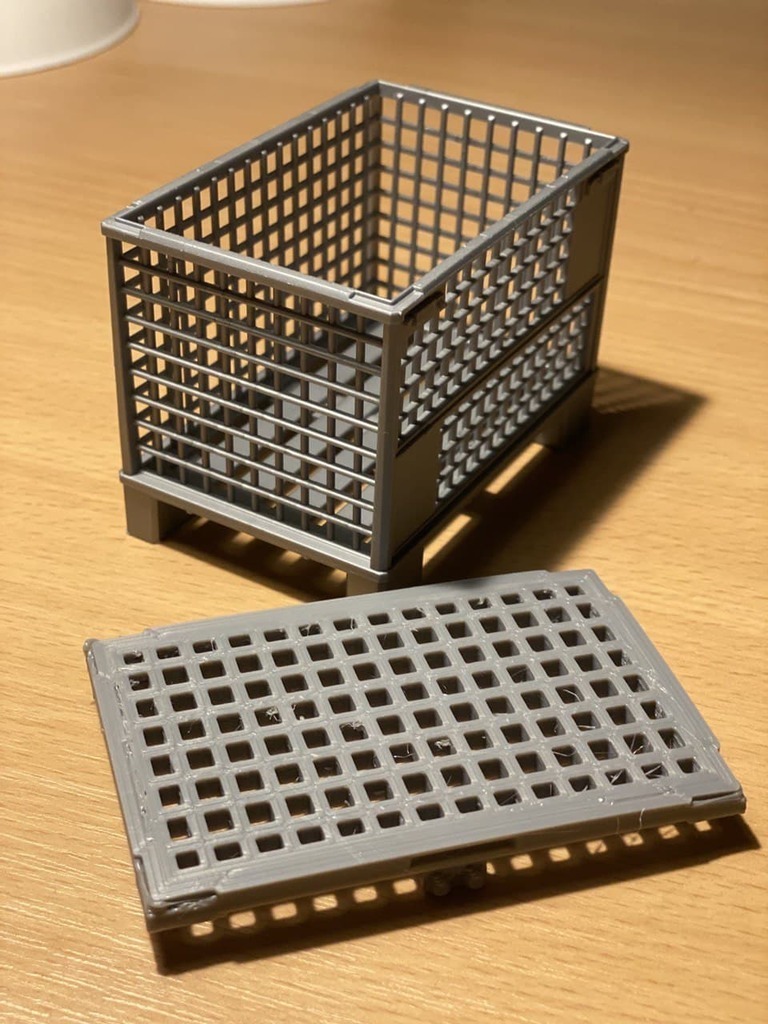 Archivo 3D gratis Bruder Gitterbox Deckel 1:16・Modelo para descargar y ...