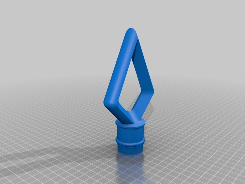 Free 3D file Finial Diamond (for PVC Halloween Fence) 💎・3D printing ...
