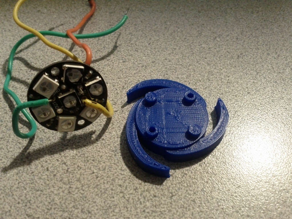 Free 3D file AD Neopixel Jewel Mount・3D printable design to download・Cults