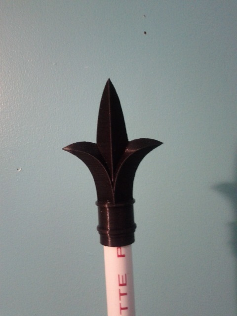 Free 3D file Finial Lily (for PVC Halloween Fence)・3D printable model ...