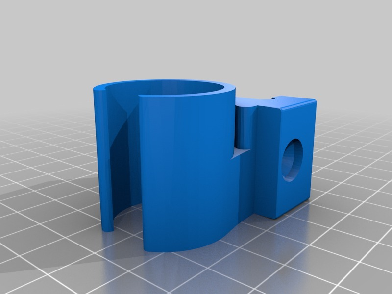 Free 3D file 24mm Flashlight Picatinny Mount・3D print model to download ...