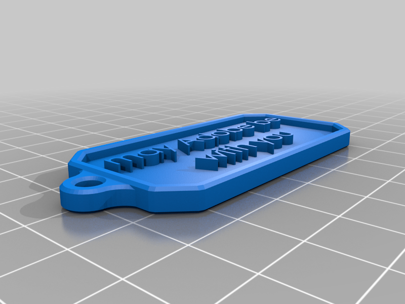 Free 3D file Adobe KeyTag・3D printer design to download・Cults