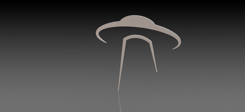 Free 3D file Just a UFO 🛸・3D printer design to download・Cults
