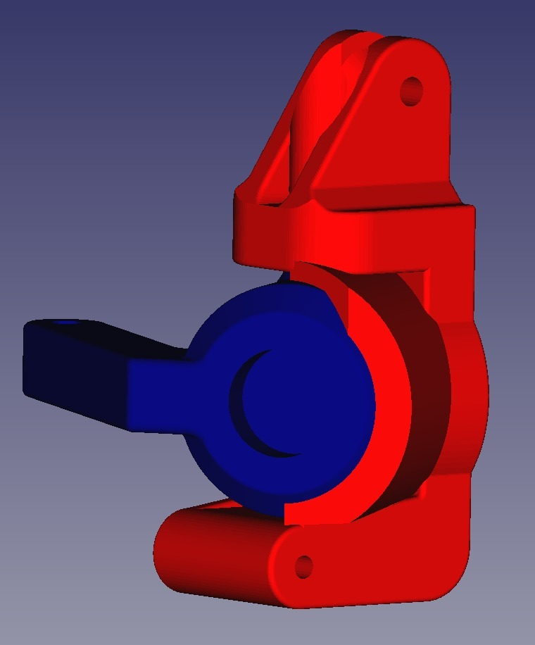 Free 3D file Open RC Truggy C-Hub + Steering Block reinforced・3D print ...