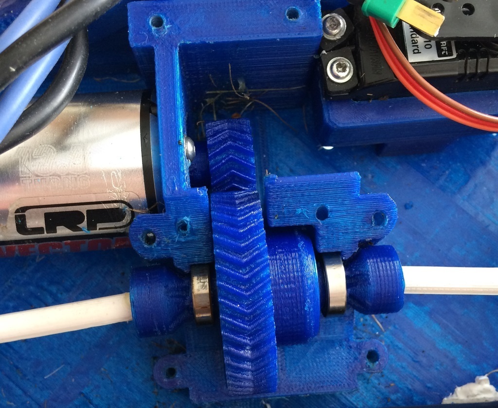 Free 3D file Open RC Truggy central diff herringbone spur gear ...