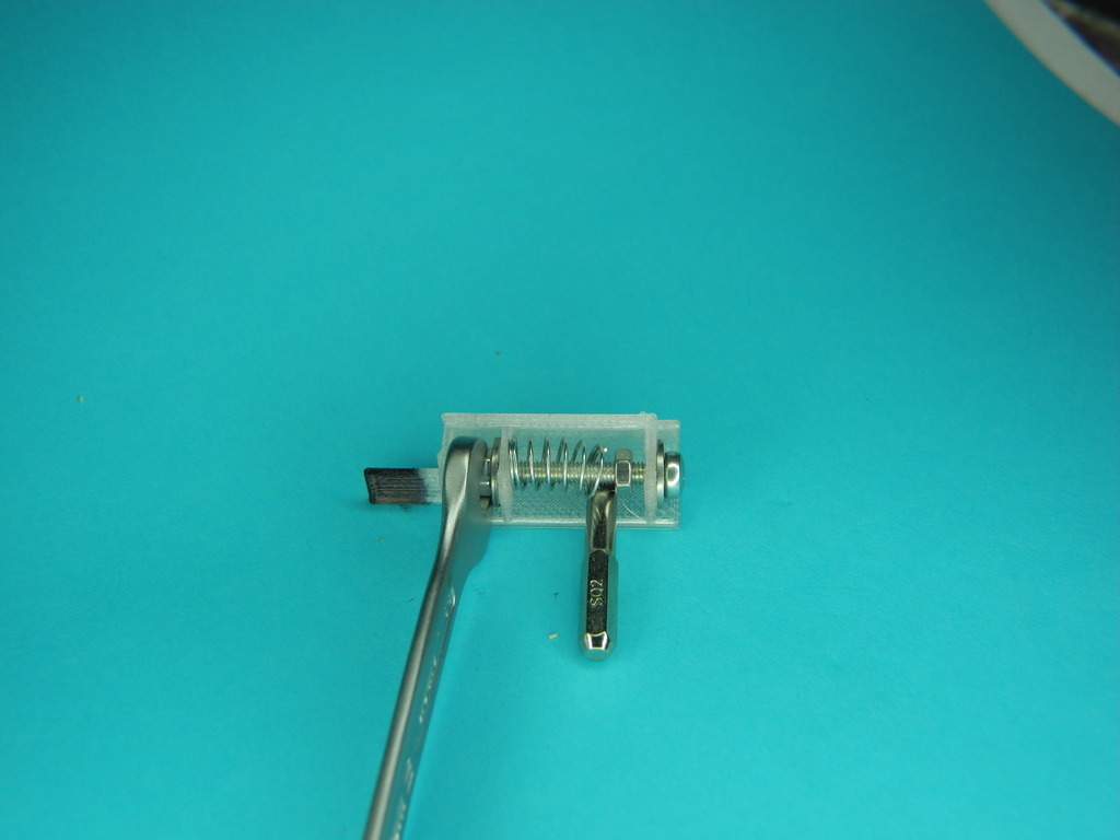 Free 3D file Prusa i3 adjustable spring loaded z-axis opto endstop ...