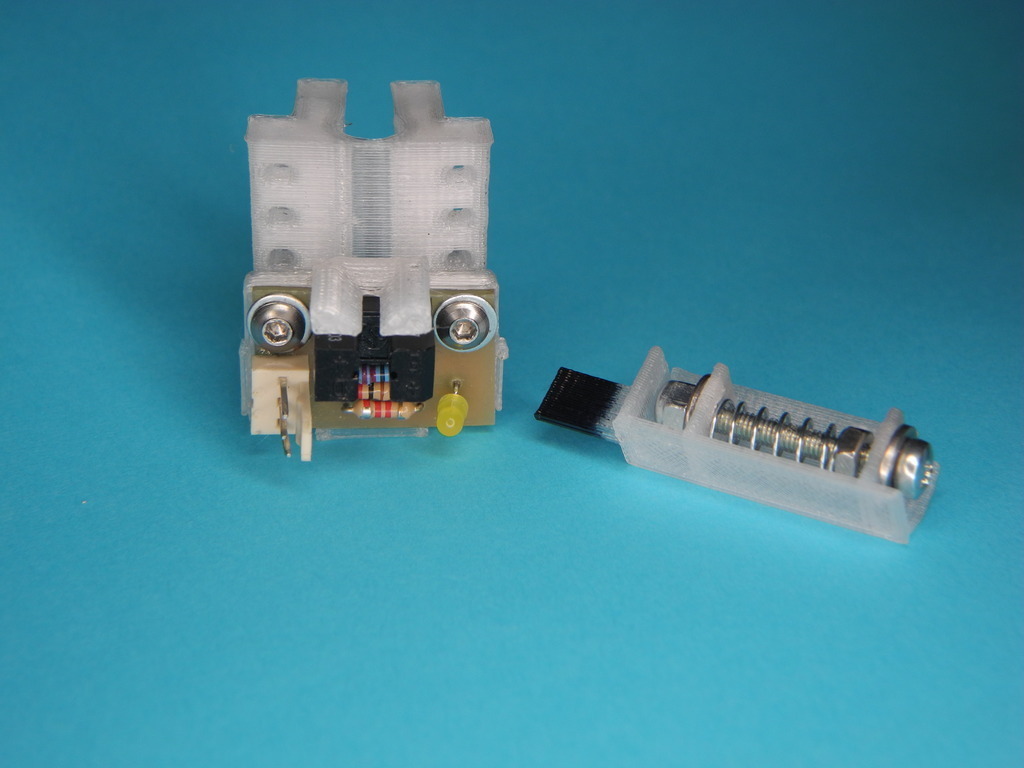 Free 3D file Prusa i3 adjustable spring loaded z-axis opto endstop ...