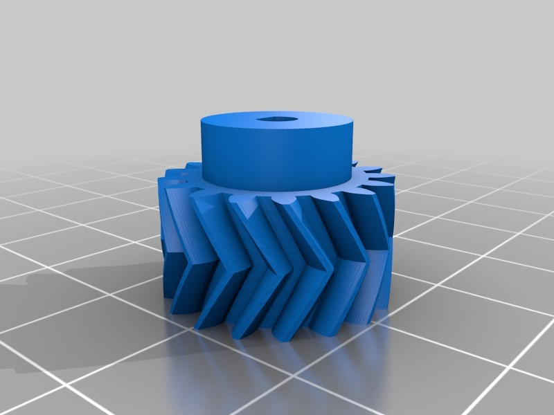 Free 3D file Open RC Truggy central diff herringbone spur gear ...
