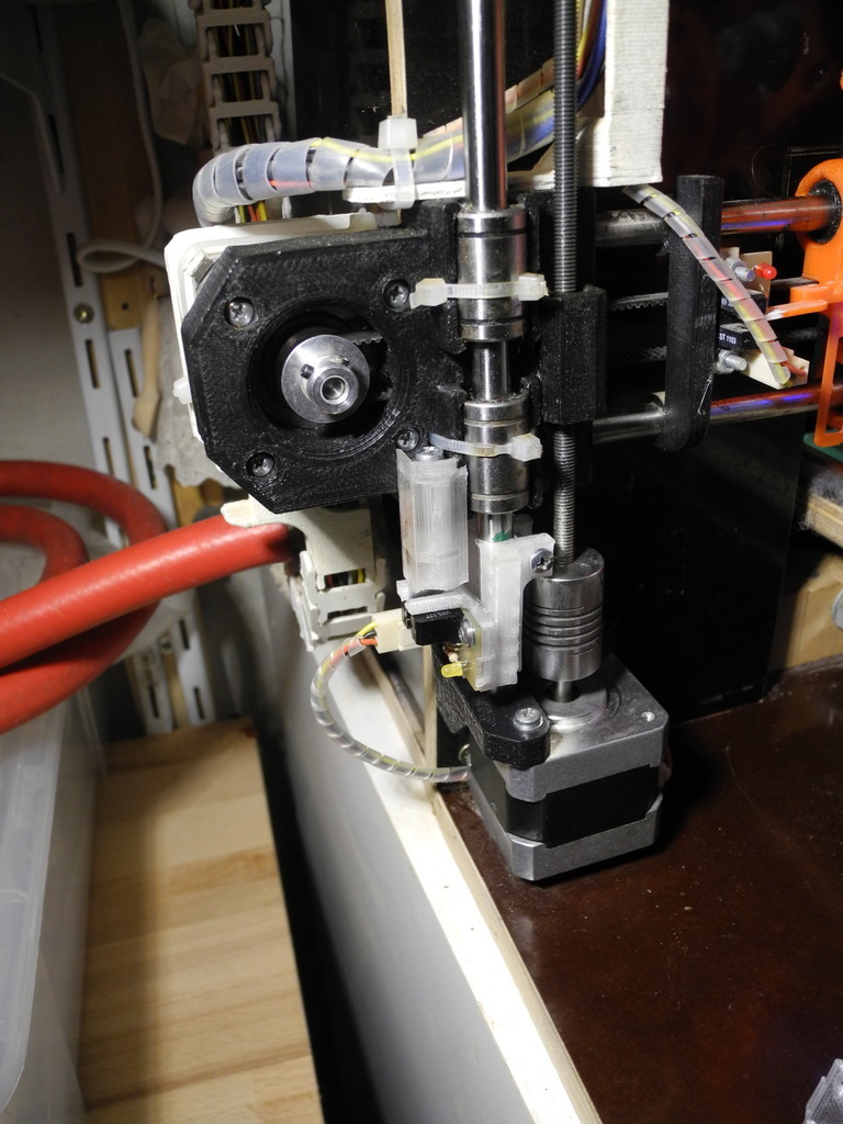 Free 3D file Prusa i3 adjustable spring loaded z-axis opto endstop ...