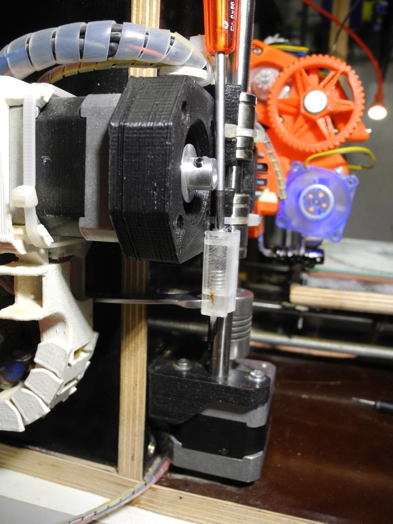 Free 3D file Prusa i3 adjustable spring loaded z-axis opto endstop ...